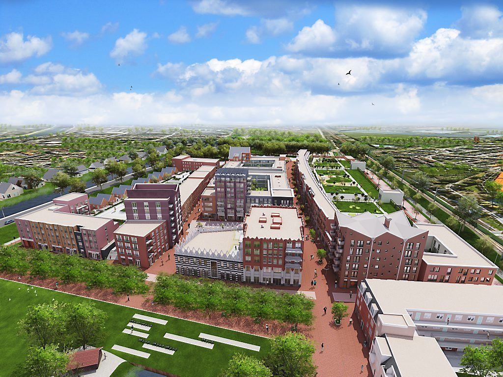 Compleet nieuw centrum in Waddinxveen